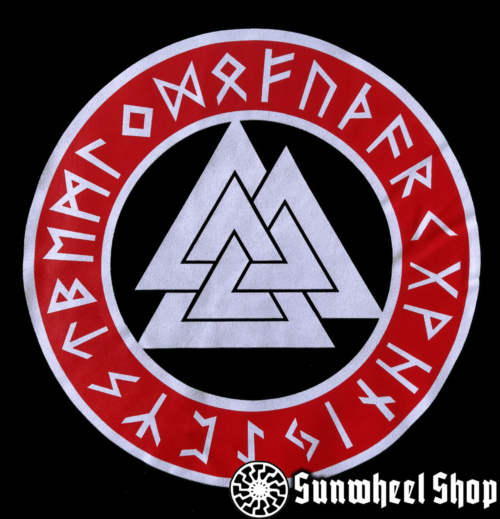 Runic Valknut T-Shirt – Sunwheel Shop