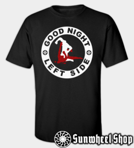 Good Night Left Side T-Shirt – Sunwheel Shop