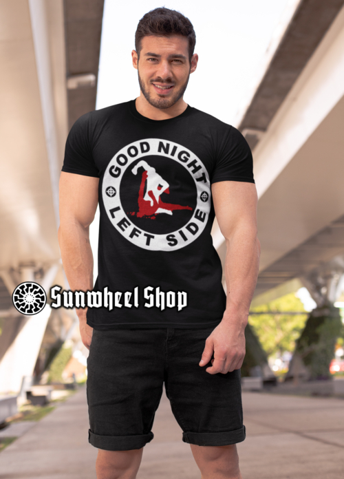 Good Night Left Side T-Shirt – Sunwheel Shop