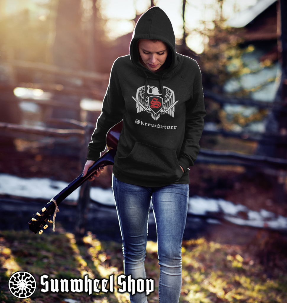 Skrewdriver Embroidered Hoodie – Sunwheel Shop