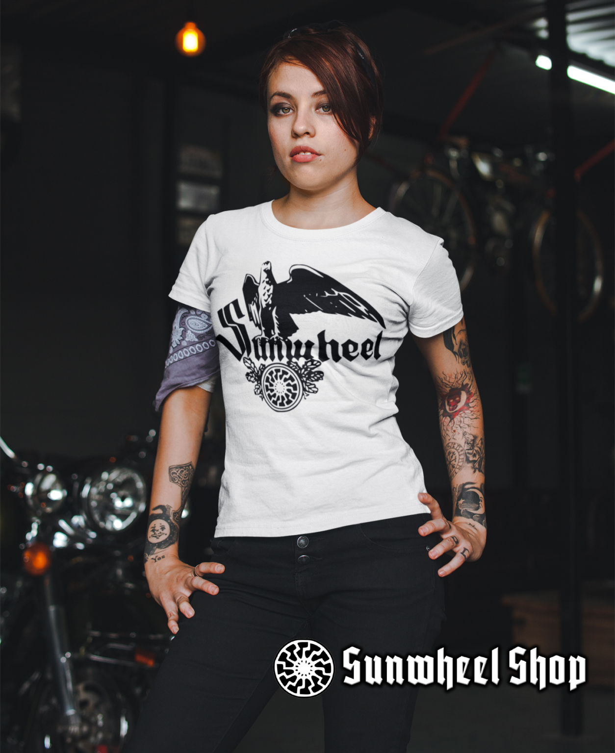 Sonnenrad Adler T-Shirt – Sunwheel Shop