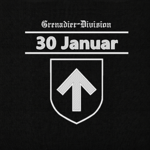 Division 30 Januar Embroidered T-Shirt – Sunwheel Shop
