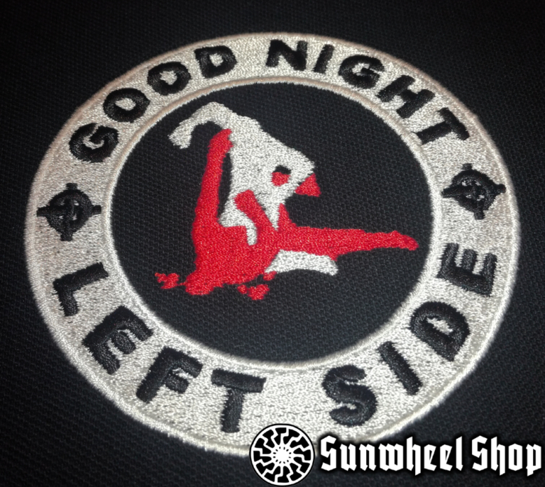 Good Night Left Side Embroidered T-Shirt – Sunwheel Shop