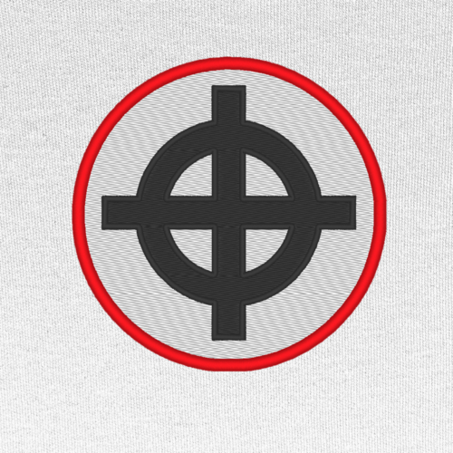 Celtic Sun Cross Embroidered Polo Shirt – Sunwheel Shop