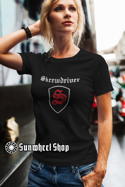 Skrewdriver Embroidered T-Shirt – Sunwheel Shop