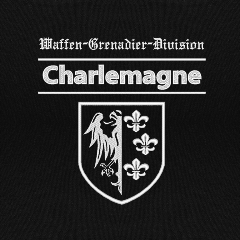Division Charlemagne Embroidered T-Shirt – Sunwheel Shop