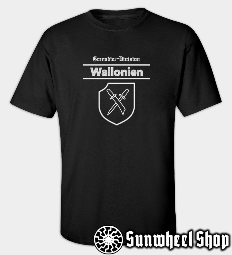 Division Wallonien Embroidered T-Shirt – Sunwheel Shop