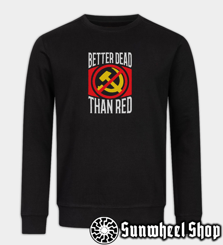Anti-Communist Embroidered Sweatshirt – Sunwheel Shop