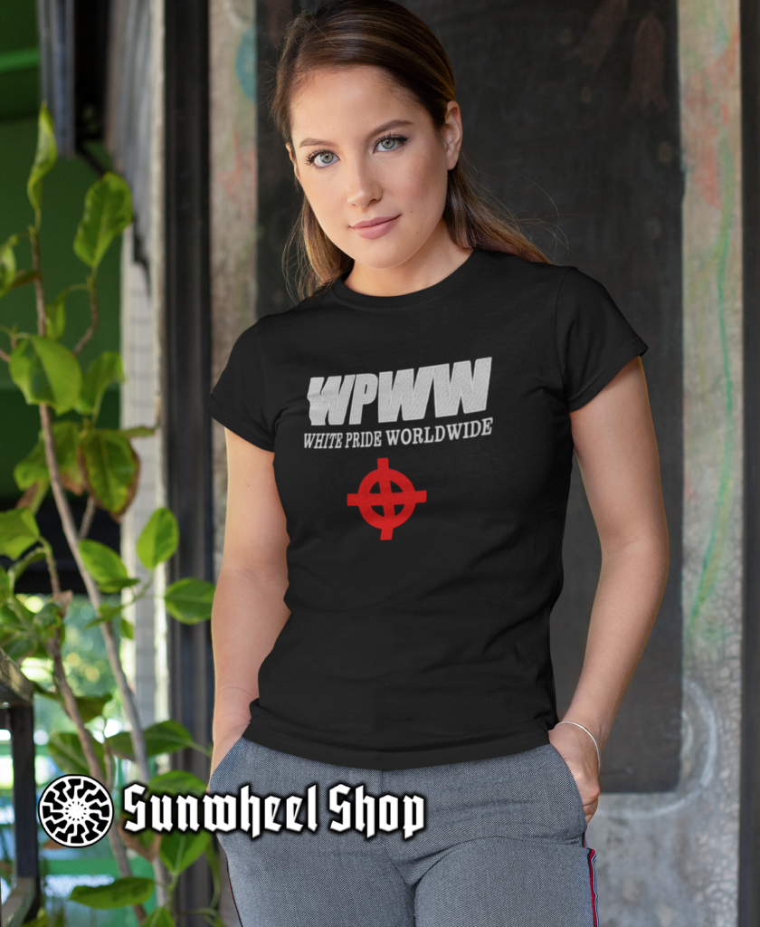 White Pride Worldwide Embroidered T-Shirt – Sunwheel Shop