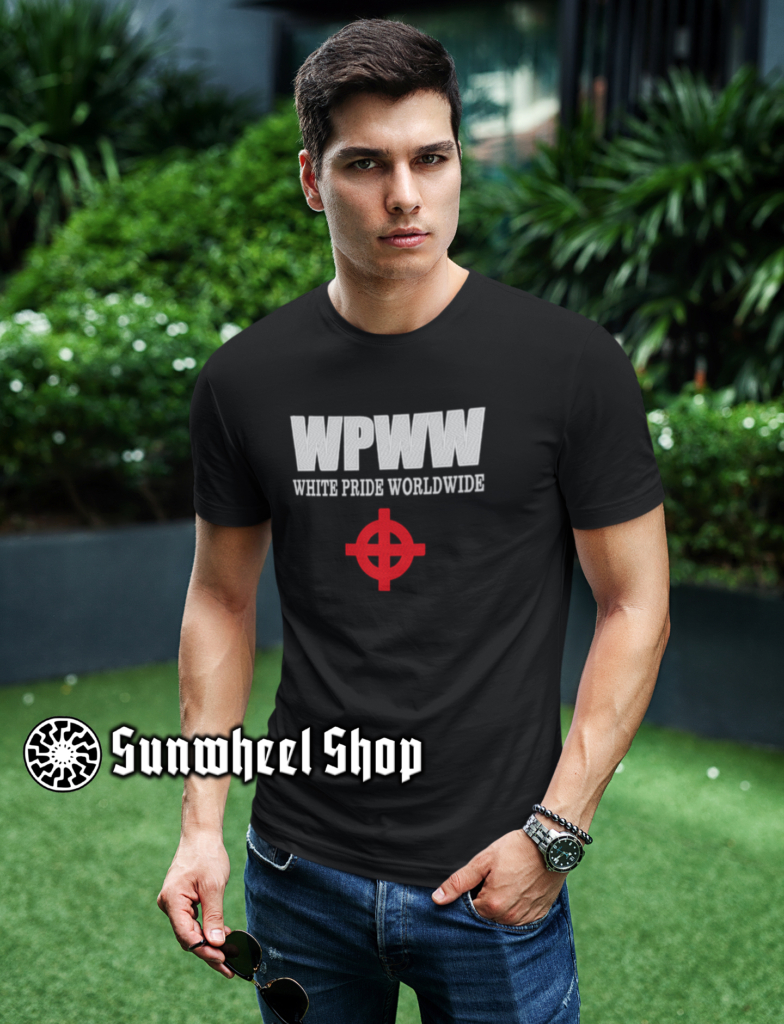 White Pride Worldwide Embroidered T-Shirt – Sunwheel Shop