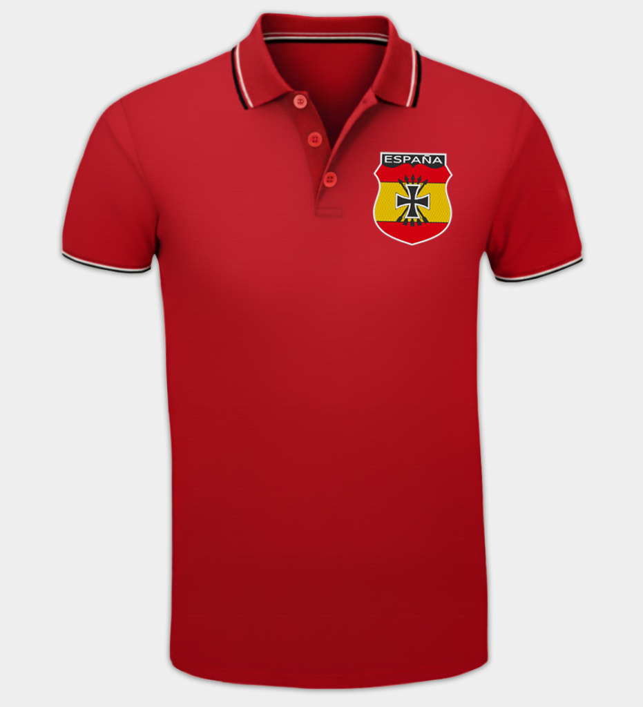 División Azul Embroidered Polo Shirt – Sunwheel Shop