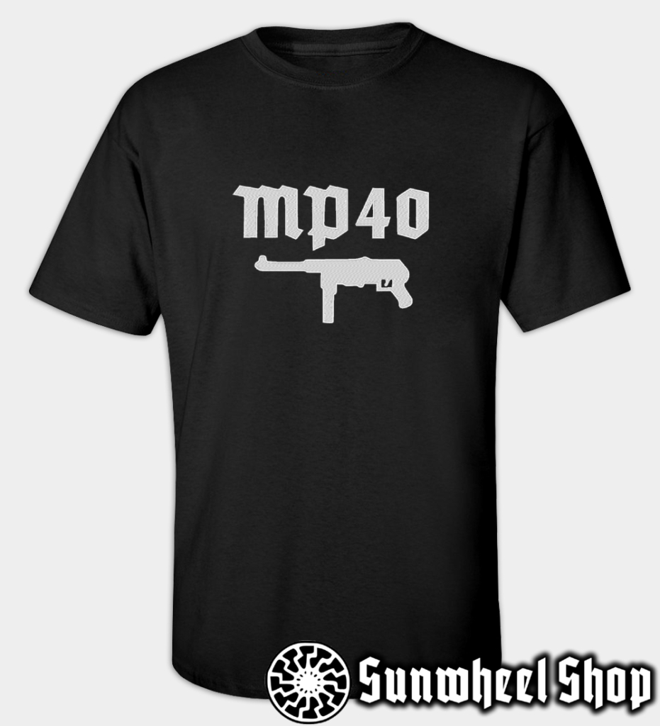 MP40 Embroidered T-Shirt – Sunwheel Shop