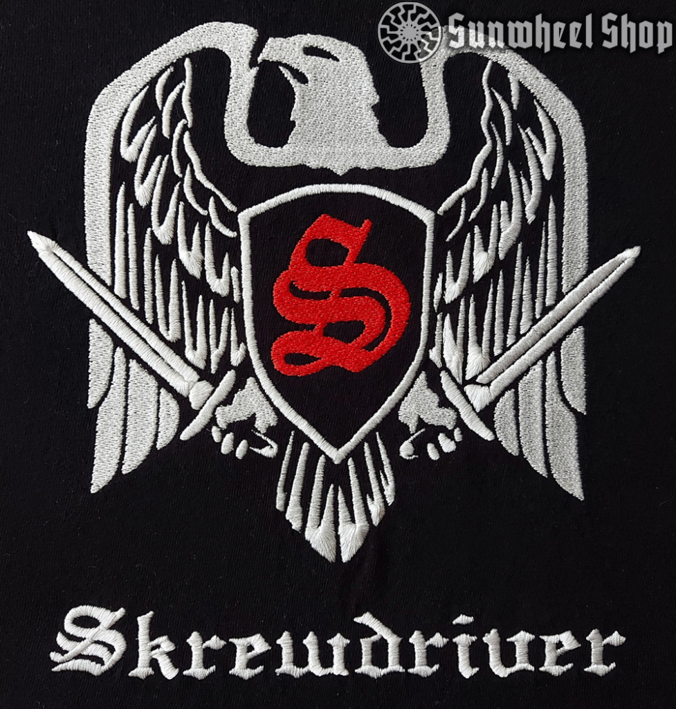 Skrewdriver Embroidered Hoodie – Sunwheel Shop