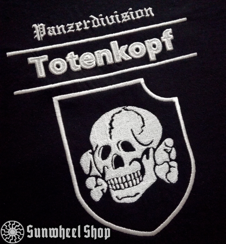 Panzer Division Totenkopf Embroidered T-Shirt – Sunwheel Shop