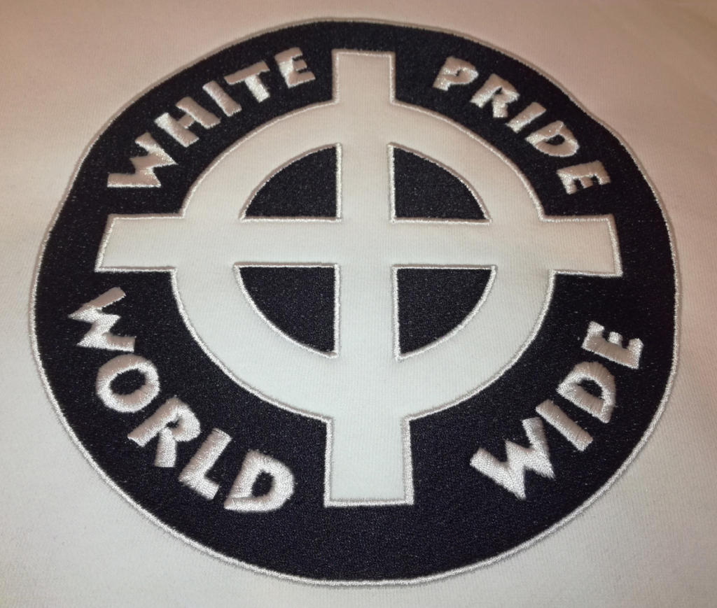 White Pride Embroidered Hoodie – Sunwheel Shop
