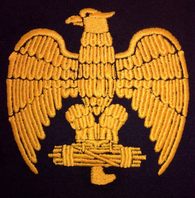 Aquila Fascista Embroidered Polo Shirt – Sunwheel Shop