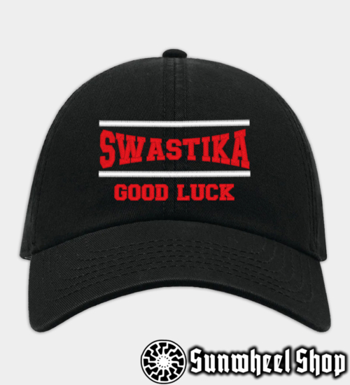 Swastika Embroidered Baseball Cap – Sunwheel Shop