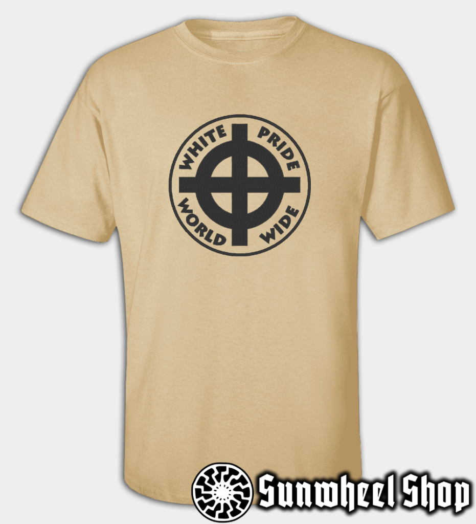 White Pride Worldwide Embroidered T-Shirt – Sunwheel Shop