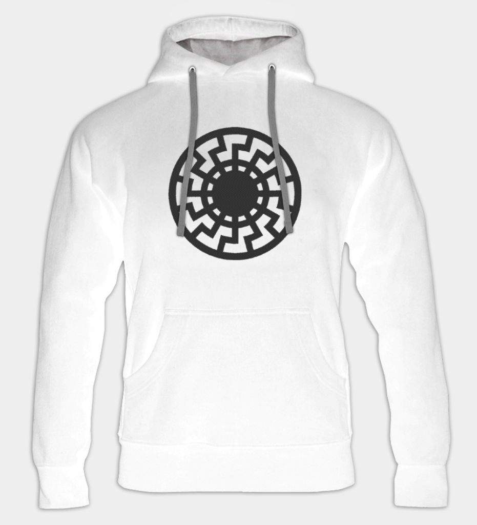 Black Sun Embroidered Hoodie – Sunwheel Shop