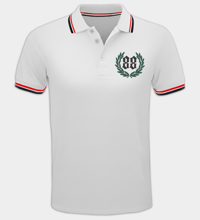 88 Embroidered Polo Shirt – Sunwheel Shop