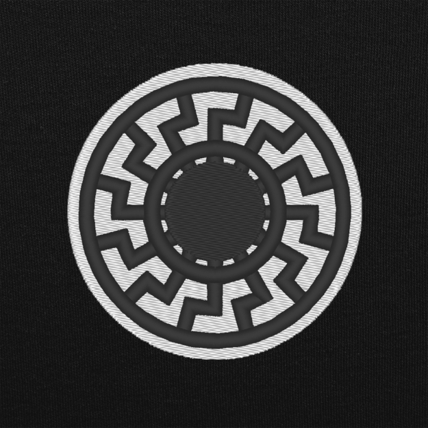 Black Sun Embroidered Men’s Tank Top – Sunwheel Shop