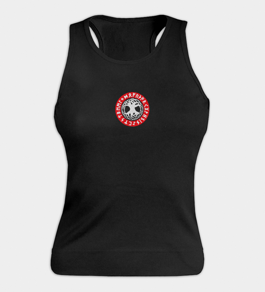 Runic Yggdrasil Embroidered Women’s Tank Top – Sunwheel Shop
