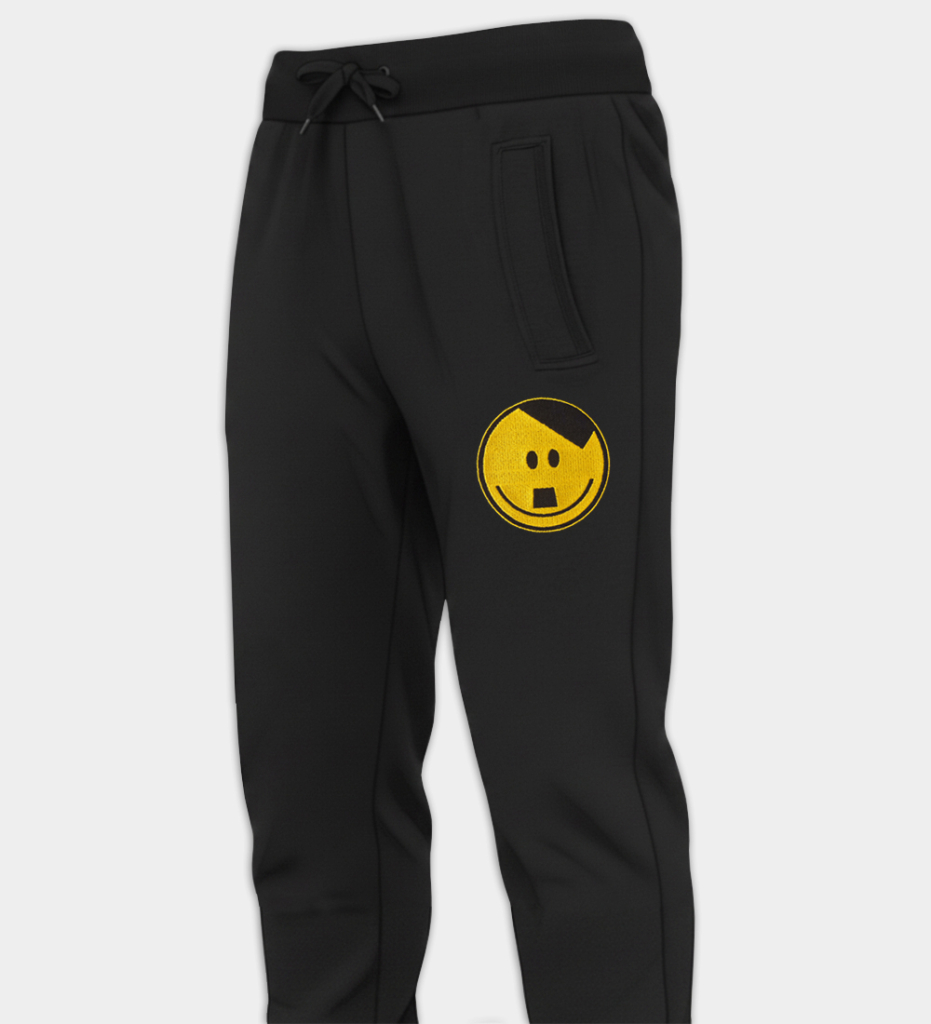 Smiley Embroidered Joggers – Sunwheel Shop