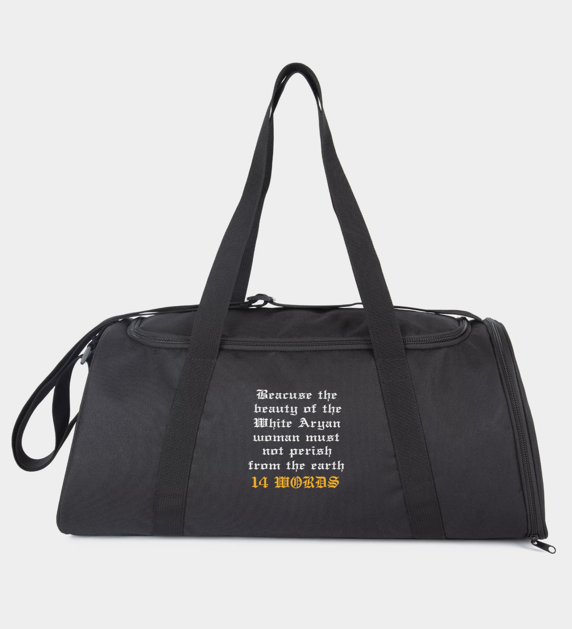 14 Words Embroidered Sports Bag – Sunwheel Shop