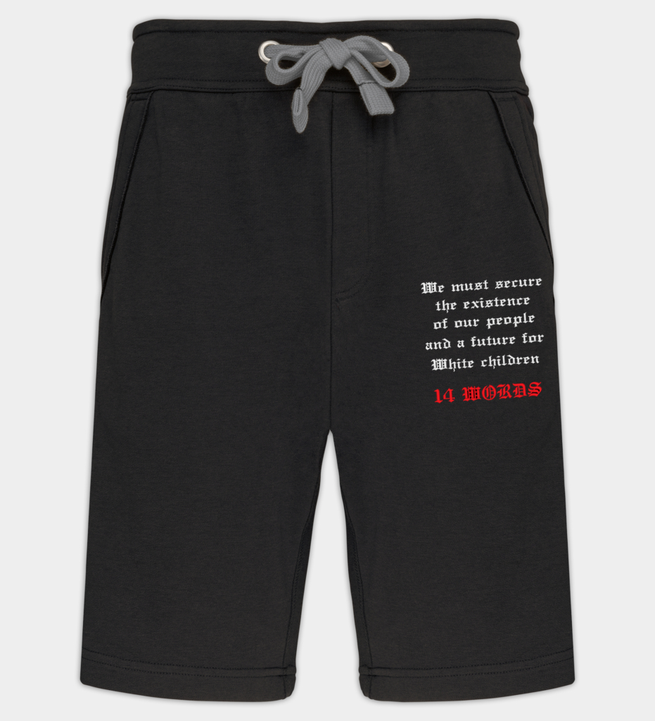 Fourteen Words Embroidered Bermuda Shorts – Sunwheel Shop