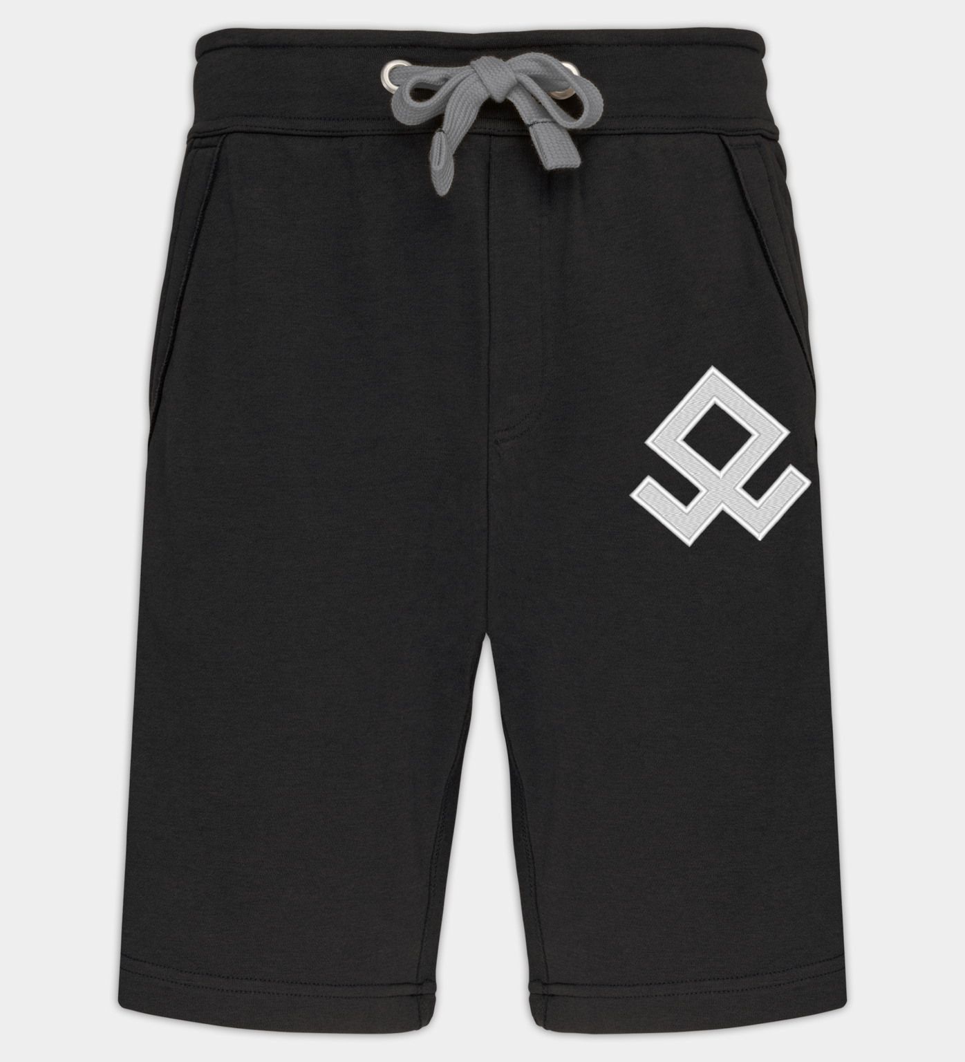 Odal Rune Embroidered Bermuda Shorts – Sunwheel Shop