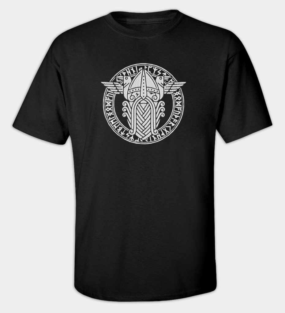 Wotan Embroidered T-Shirt – Sunwheel Shop